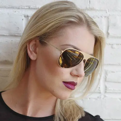 VULIWEAR Elevated Aviator Polarized Sunglasses - Zag