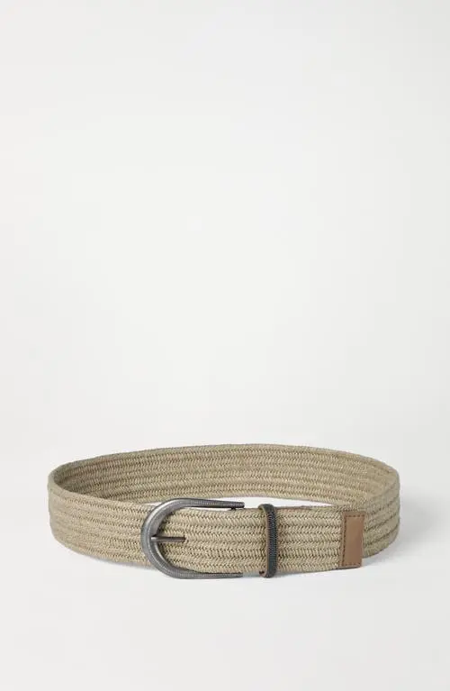 Brunello Cucinelli Braided Belt - Beige