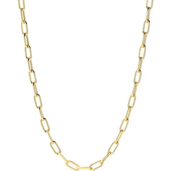 ANA LUISA Large Paperclip Link Necklace - Gold