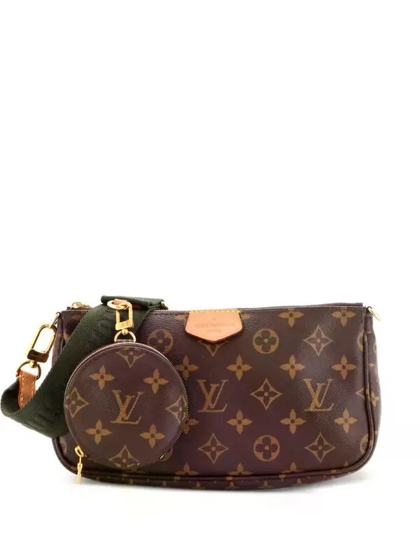 LOUIS VUITTON Multi Pochette Accessoires Monogram Canvas Crossbody Bag - Brown