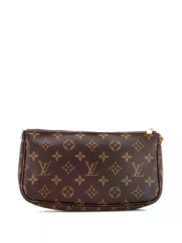 LOUIS VUITTON Multi Pochette Accessoires Monogram Canvas Crossbody Bag - Brown
