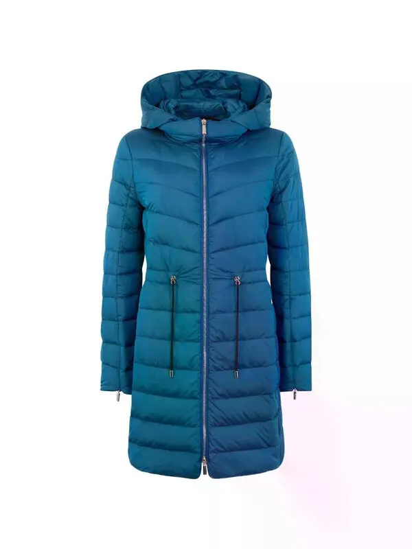 MOORER Quilted Hooded Coat