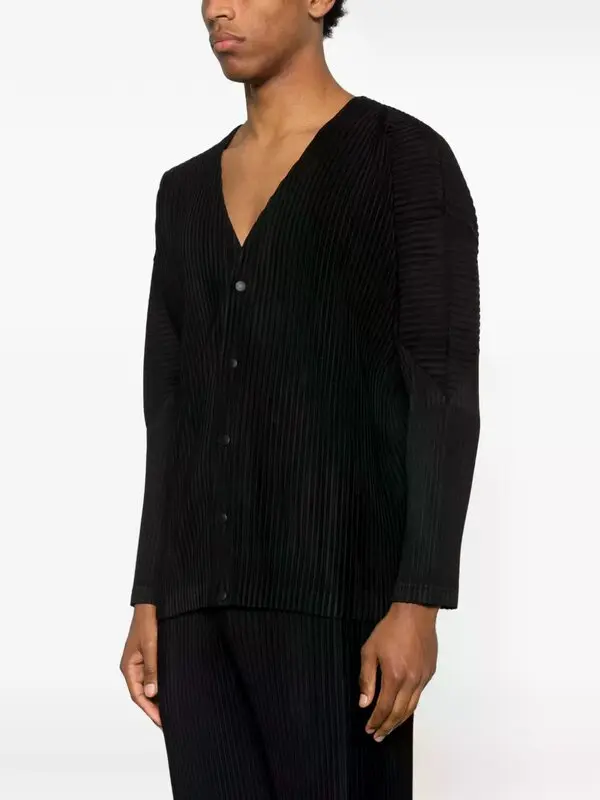 Issey Miyake Buttoned Pleated T-shirt