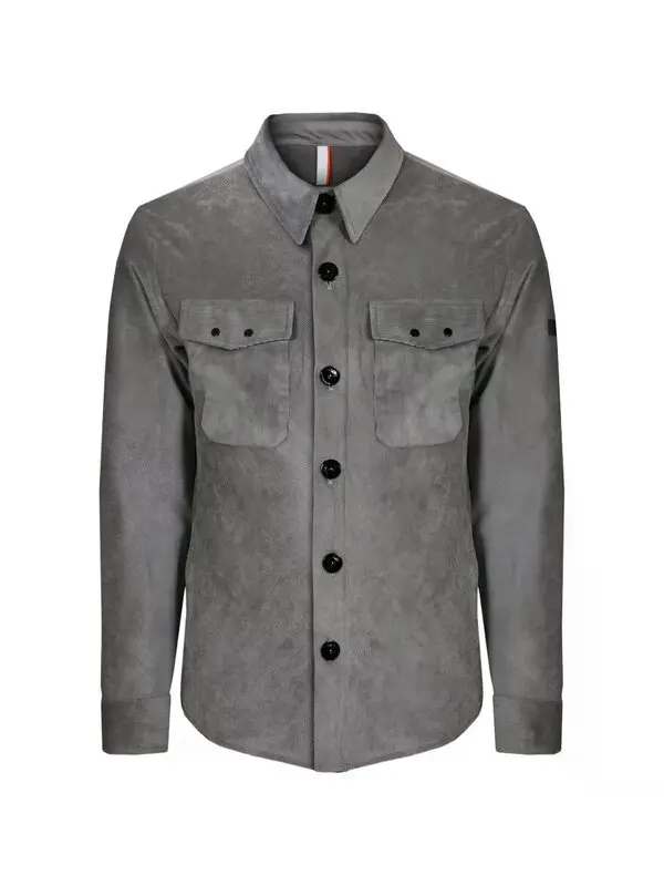 PMDS PREMIUM MOOD DENIM SUPERIOR Velvet Chest Pockets Shirt Jacket