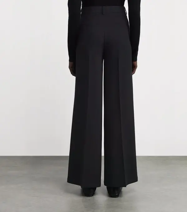 Theory Stretch Wide-leg Tailored Trousers
