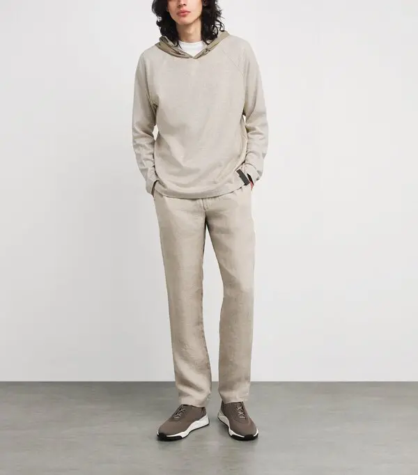 Sease Wool-cotton Raglan Hoodie