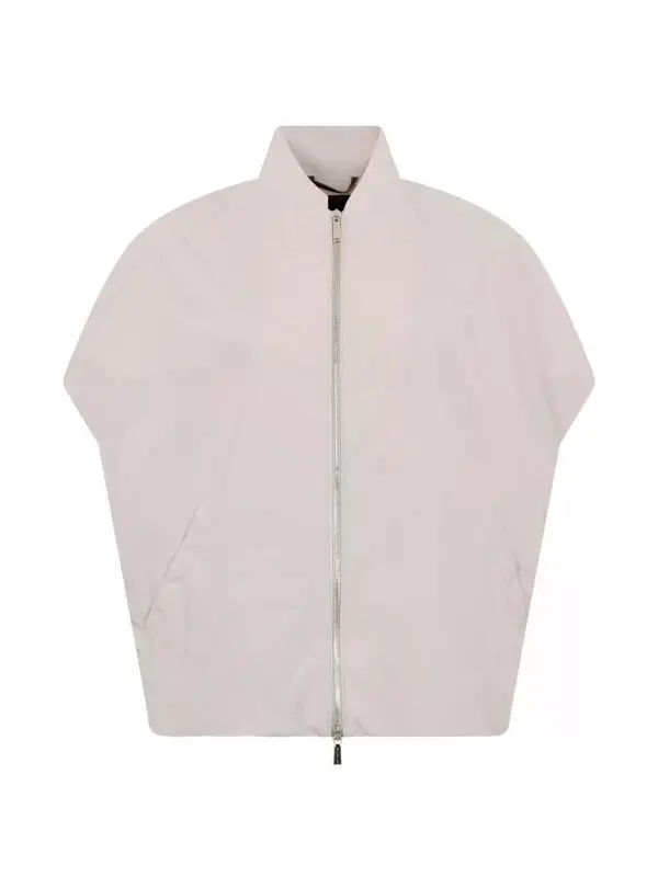 MOORER Zip-up Knitwear With Collar - Neutrals