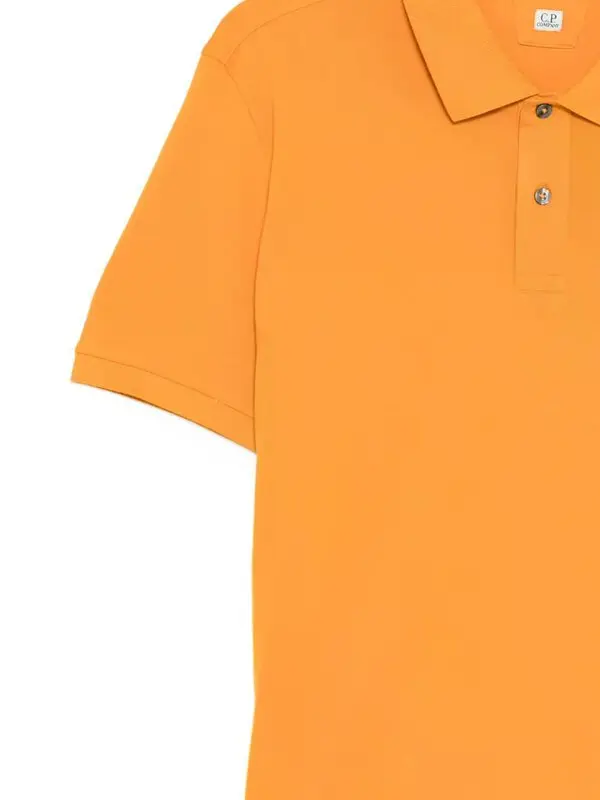 C.P. COMPANY Logo-embroidered Polo Shirt