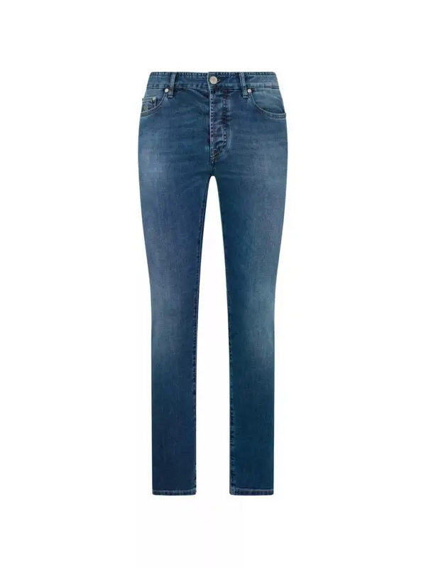 MOORER Five-pocket Denim Trousers