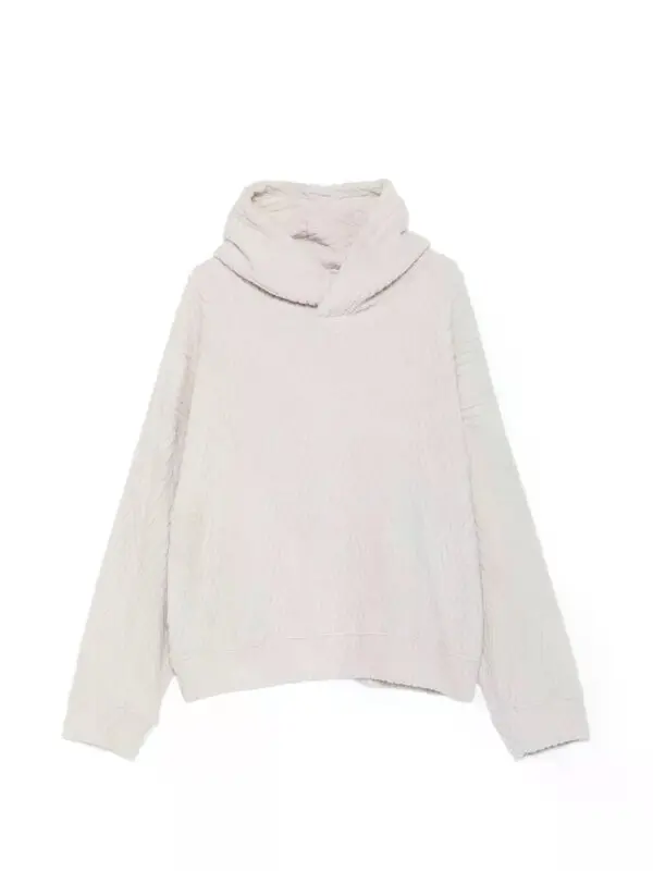 BONSAI Zigzag Patterned Hoodie