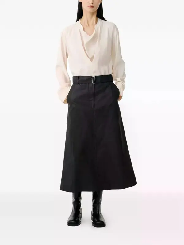 Studio Nicholson Grasse A-line Midi Skirt