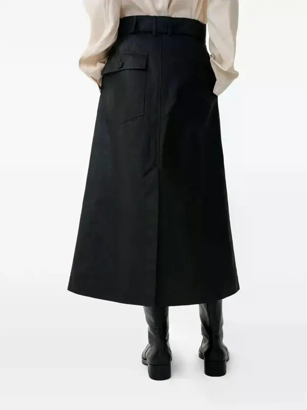 Studio Nicholson Grasse A-line Midi Skirt