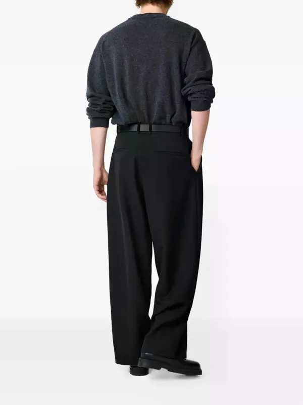 Studio Nicholson Pleated Trousers - Black