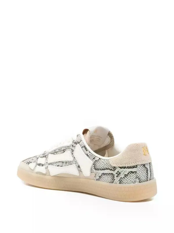 Amiri Pacific Bones Snake-pattern Sneakers