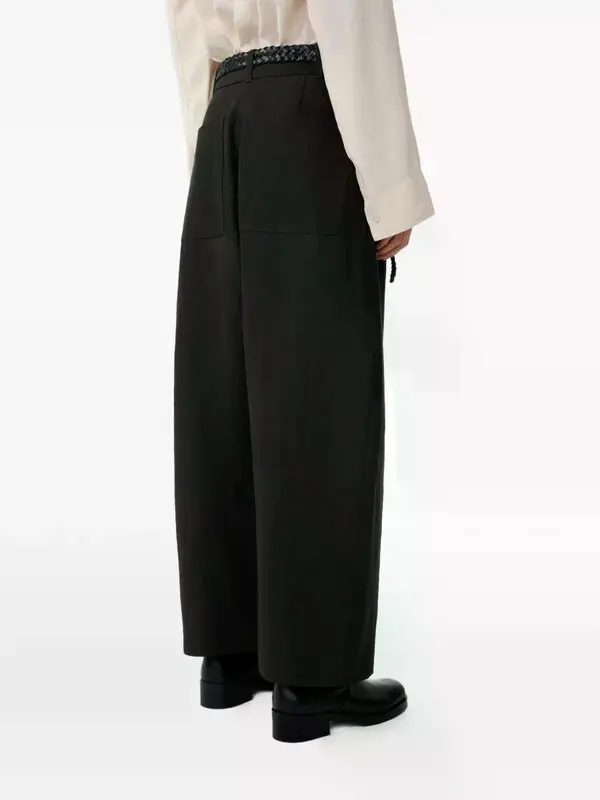 Studio Nicholson Chalco Curved Trousers - Brown
