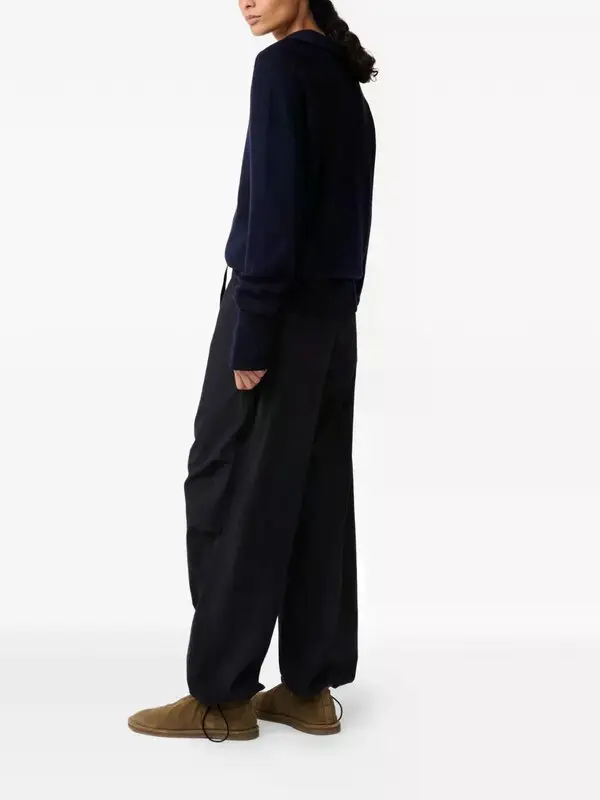Studio Nicholson Sark Long-sleeve Polo Shirt - Blue