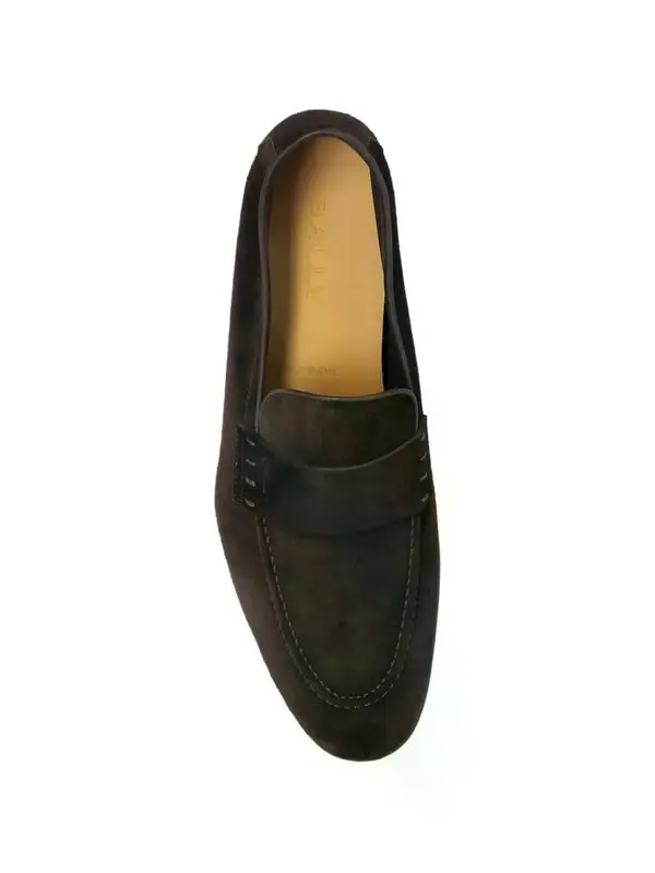 Bally Panelled Leather Loafers - Brown