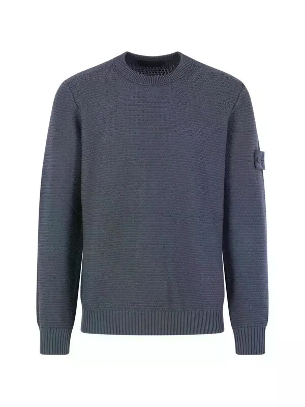 Stone Island Crewneck Knitwear - Blue