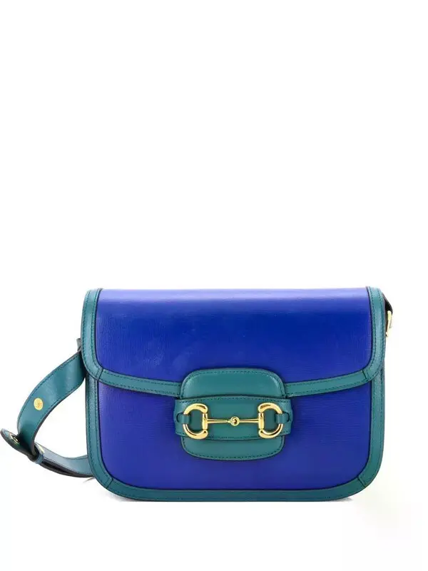Gucci Horsebit 1955 Small Shoulder Bag - Blue