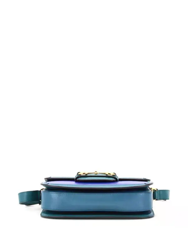 Gucci Horsebit 1955 Small Shoulder Bag - Blue