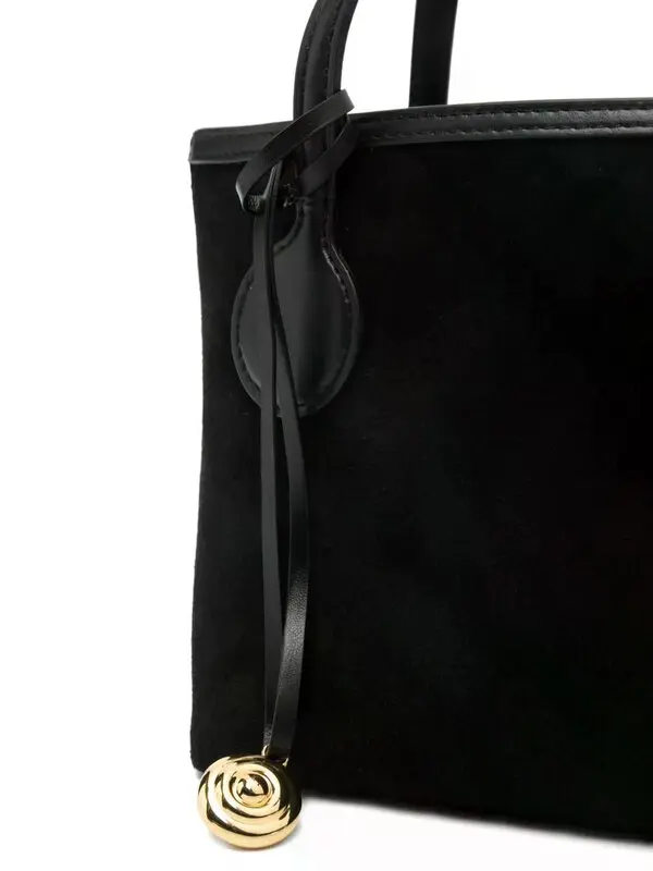 LIFFNER Small Spout Charm-detail Suede Tote Bag