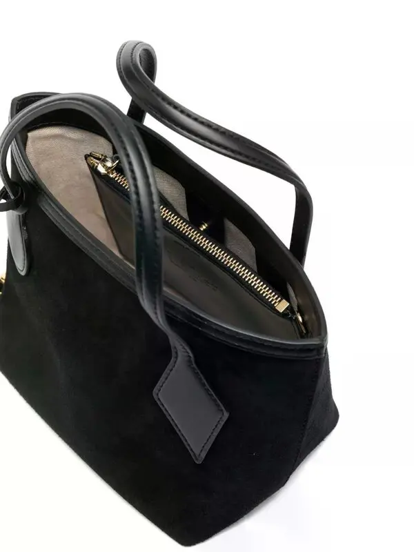 LIFFNER Small Spout Charm-detail Suede Tote Bag