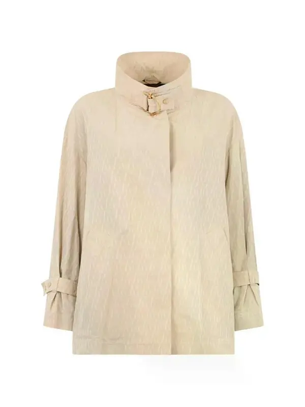 MOORER High-neck Overcoat