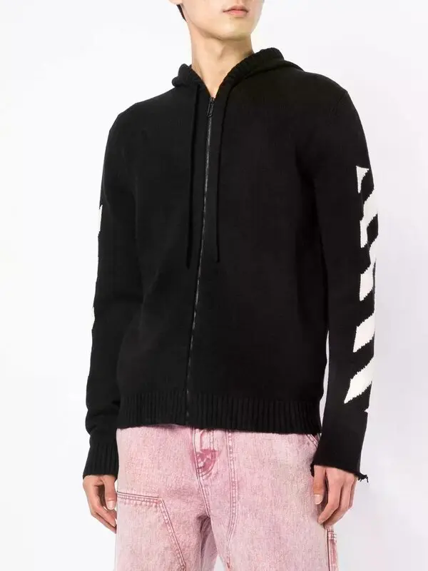 Off-White Diag-stripe Print Hoodie