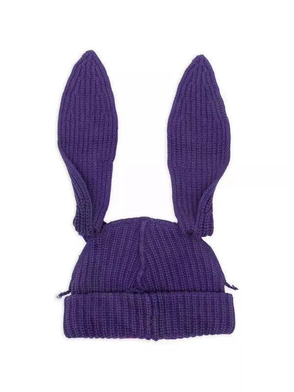 CHARLES JEFFREY Ears Beanie Hat - Purple