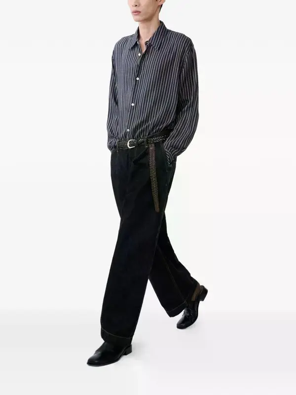 Studio Nicholson Belt-loops Wide Leg Jeans