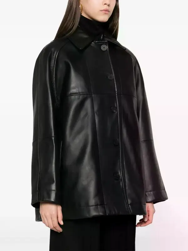 Studio Nicholson Ridger Leather Coat