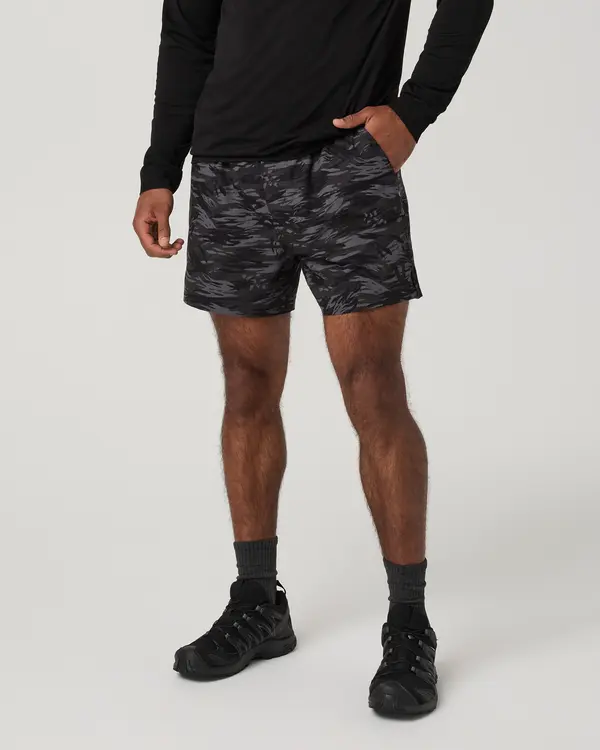 Vuori Hardkore Lined Short - Black Riptide Camo