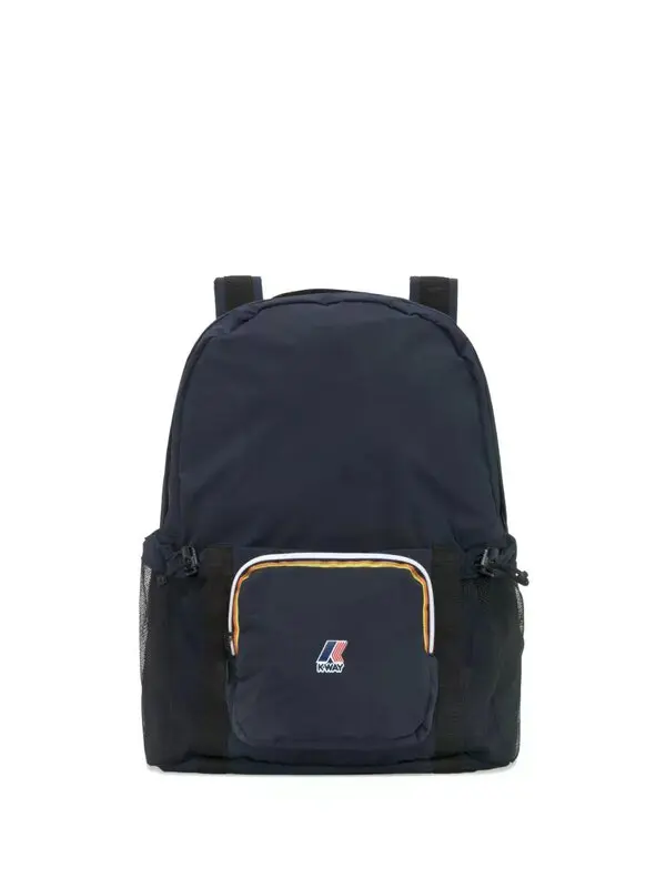 K-WAY Logo Detail Backpack - Blue