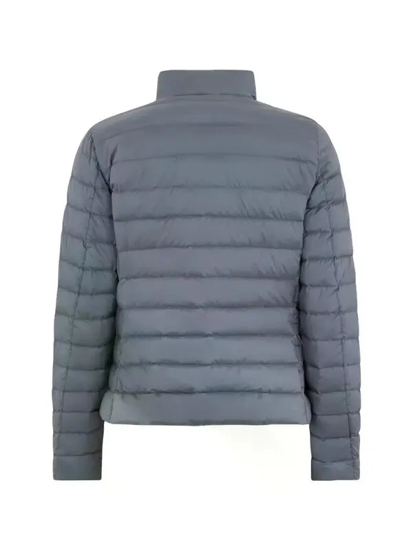 MOORER Quilted Double-breasted Jacket - Grey