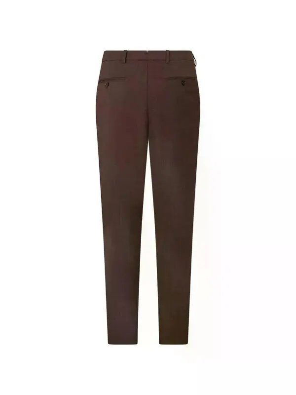 MOORER Romeo Tailored Trousers - Brown