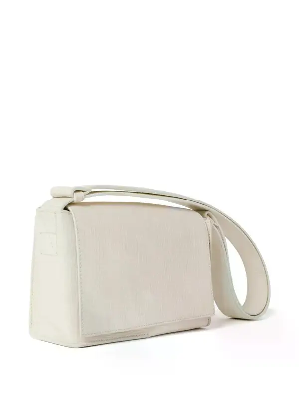 Studio Nicholson Meshi Flap Grained-leather Shoulder Bag - Neutrals