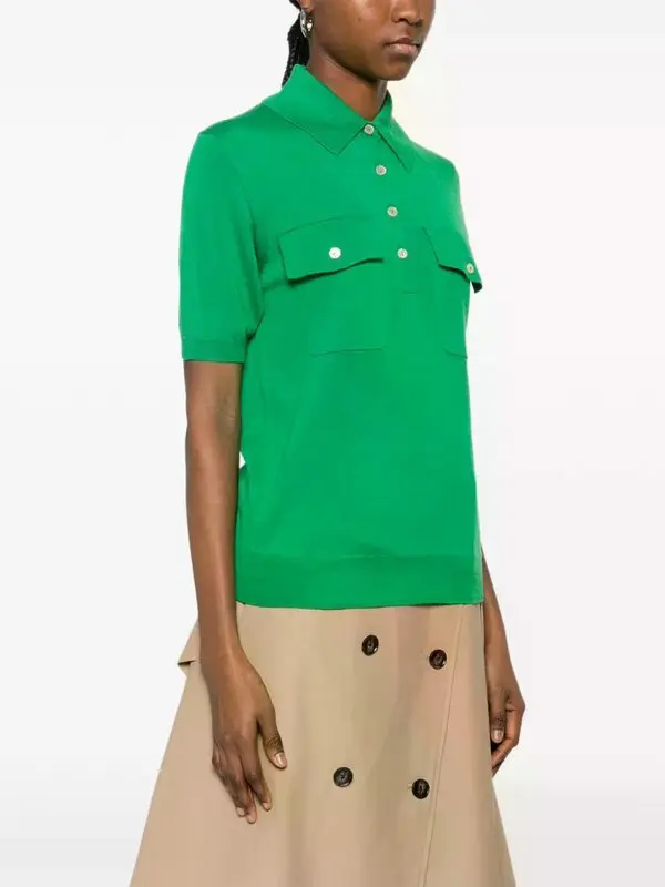 P.a.r.o.s.h Pocket Polo Top - Green