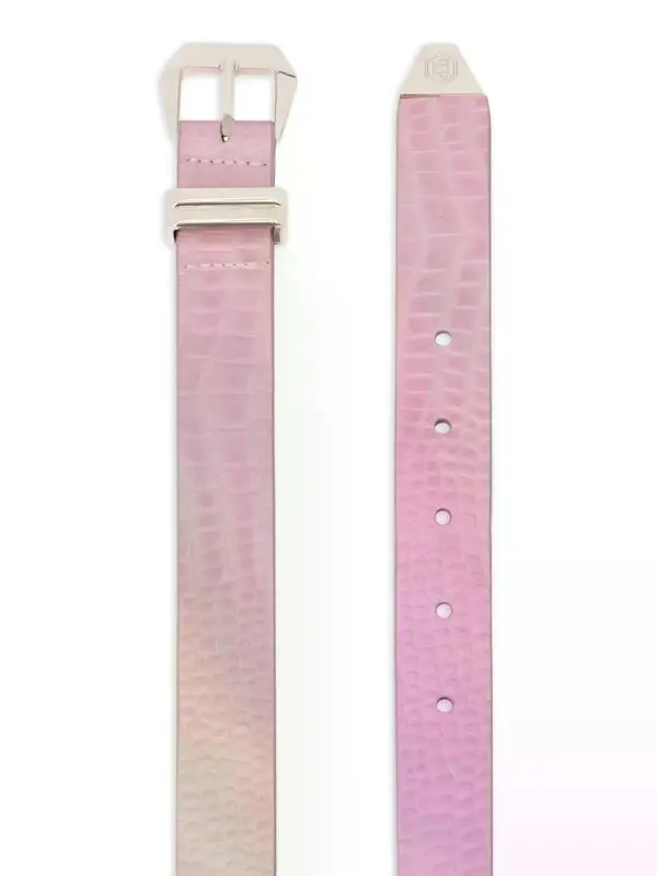 Philipp Plein Logo-detail Belt - Pink