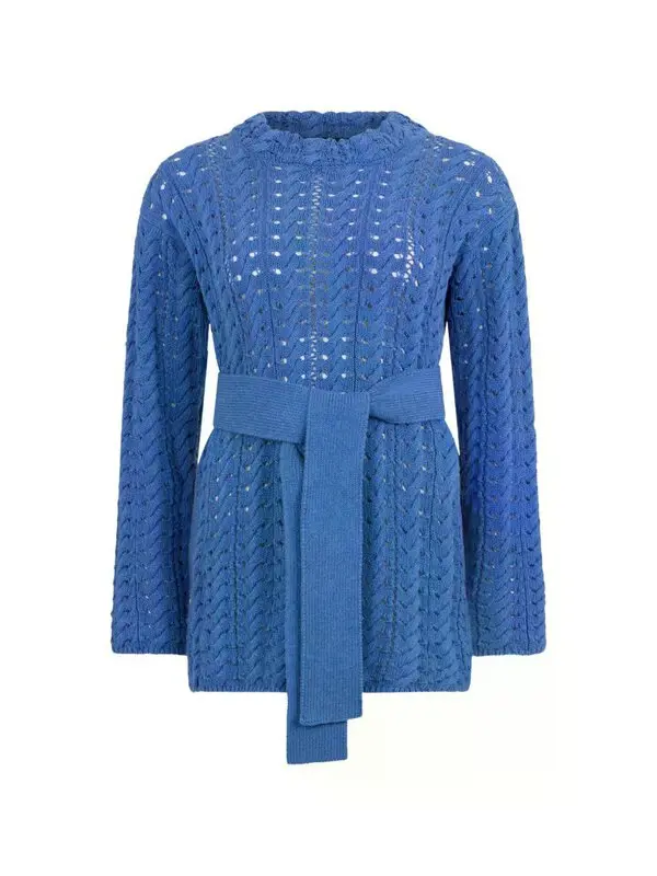 MOORER Waist-belt Top