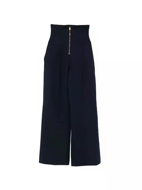 THELATEST Zip-up Wide-leg Trousers