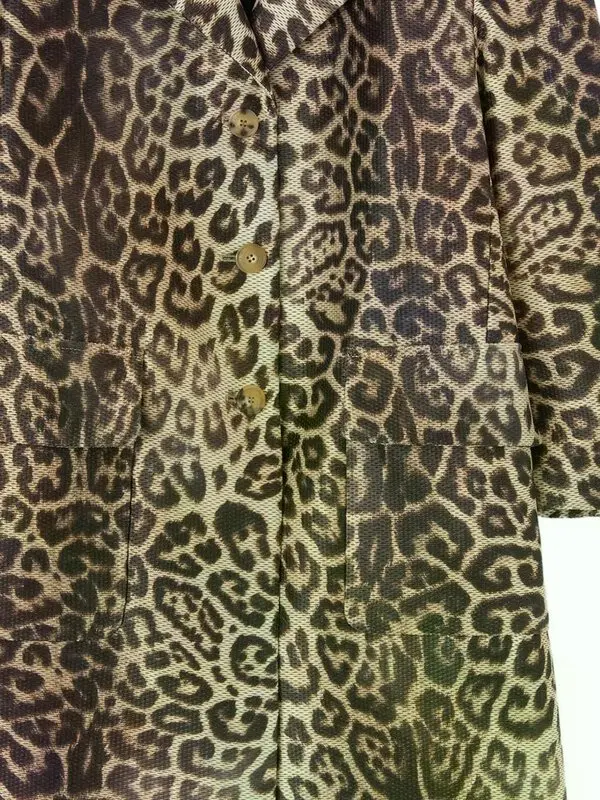 Ermanno Scervino Leopard Print Coat