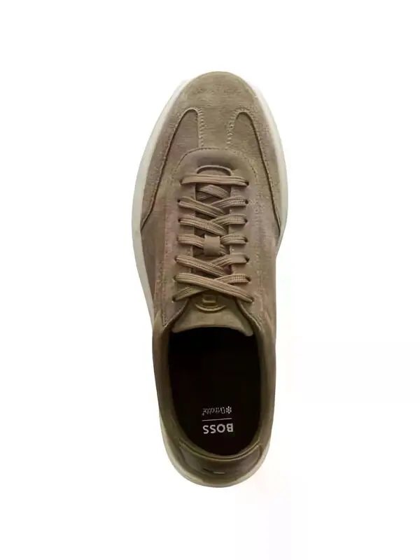 BOSS Kieran Tenn Round-toe Sneakers - Brown