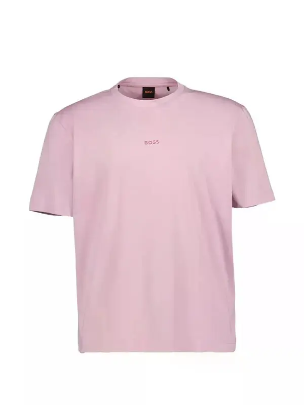 BOSS Stretch-cotton T-shirt With Contrast Logo