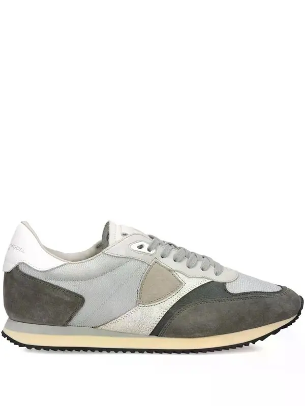 Philippe Model Panel Low Top Trainers - Grey