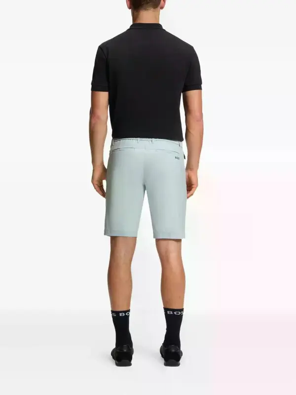 BOSS Buttoned Easy-iron Shorts - Blue