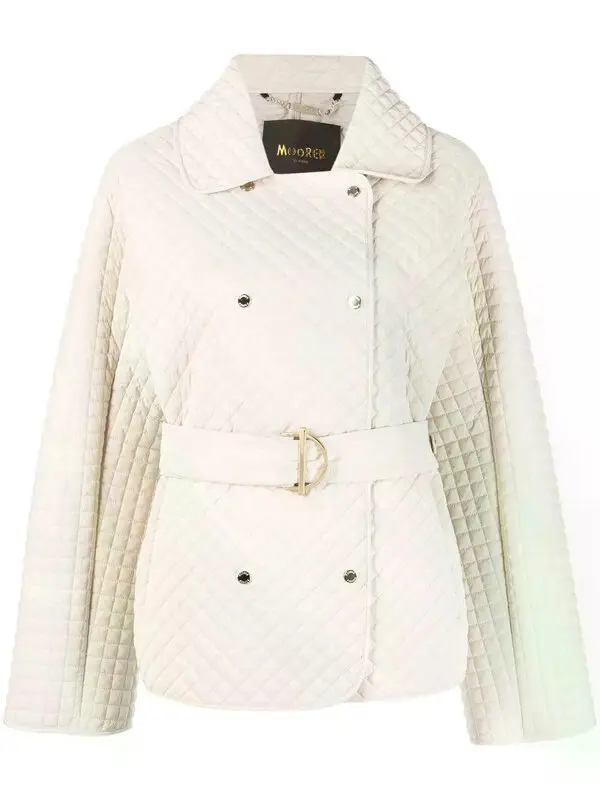 MOORER Double-breasted Quilted Jacket