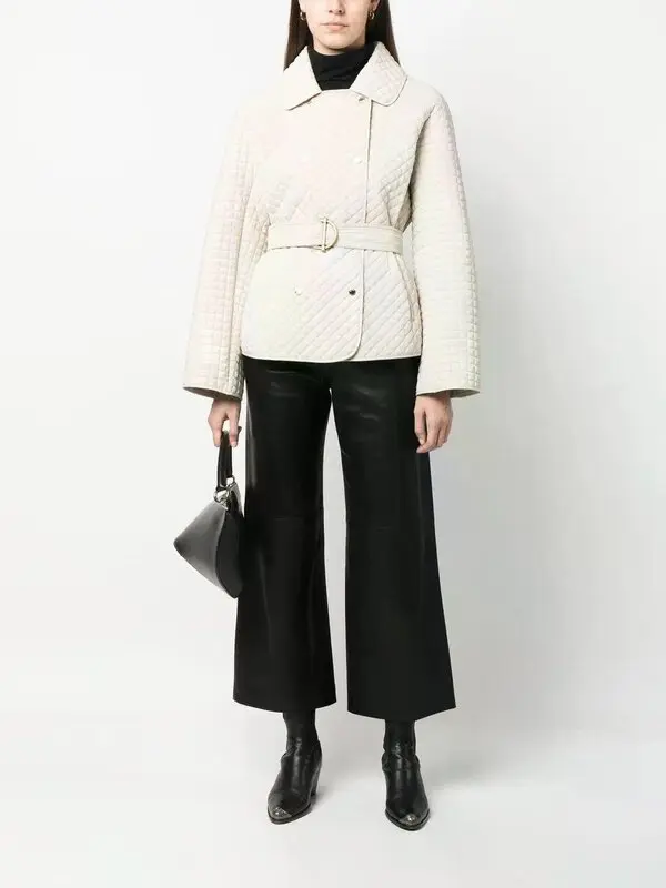 MOORER Double-breasted Quilted Jacket