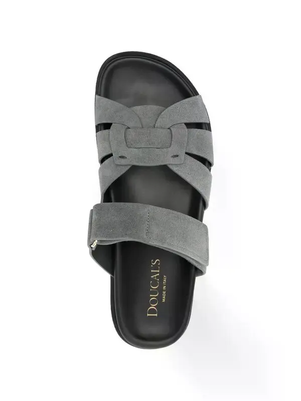 DOUCAL'S Caged-design Sandals - Grey