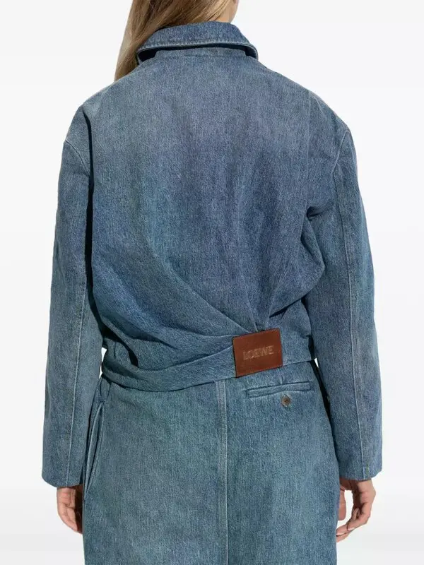 Loewe Draped Jacket - Blue