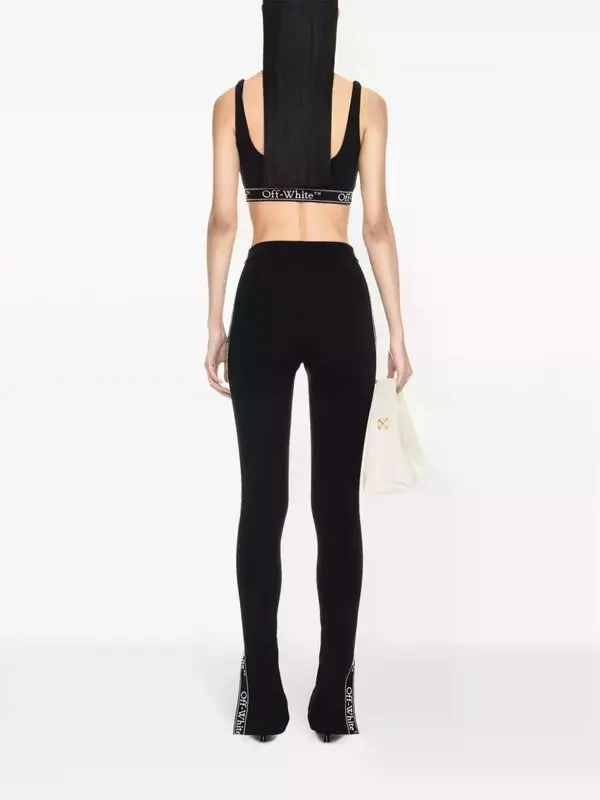 Off-White Logo Underband Crop Top